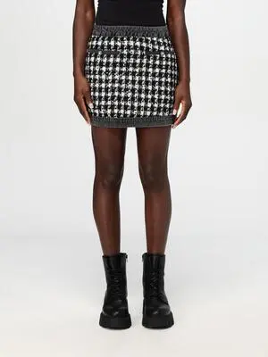 Liu Jo Houndstooth Skirt - Black