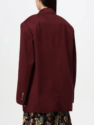 Etro Double Breasted Coat - Red