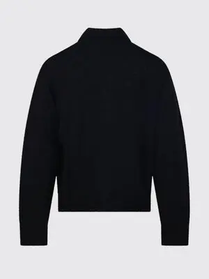 Our Legacy Wool And Alpaca Blend Polo Cardigan - Black