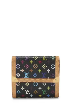 LOUIS VUITTON Takashi Murakami X Monogram Multicolore Elise - Black