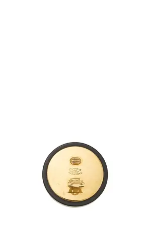 Chanel Vintage Round 'cc' Clip-on Earrings