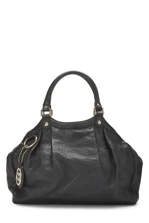Gucci Guccissima Sukey Tote - Black