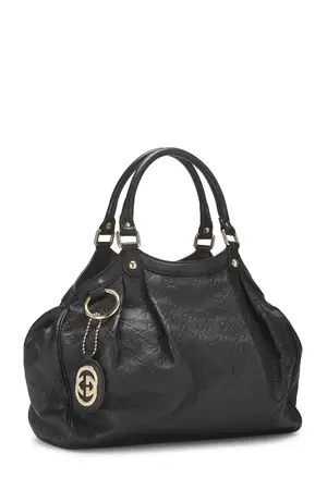 Gucci Guccissima Sukey Tote - Black