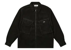 PALACE Cord Pdu Overshirt - Black