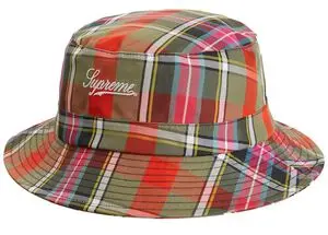 Supreme Gore-tex Crusher Hat - Olive Plaid