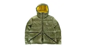 StÜssy Down Micro Ripstop Parka - Olive