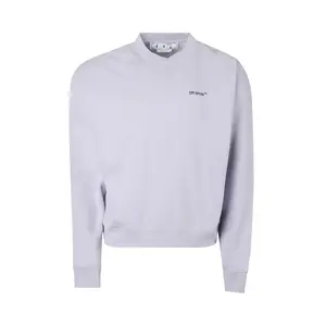 Off-White Caravaggio Arrow Over Crewneck 'dusty Lilac/black