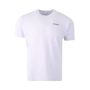 Off-White Caravaggio Arrow Slim Short-sleeve Tee 'dusty Lilac/black - Purple