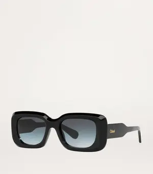Chloé Acetate Sunglasses - Black