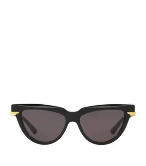 Bottega Veneta Acetate Sunglasses - Black