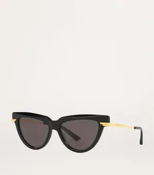 Bottega Veneta Acetate Sunglasses - Black