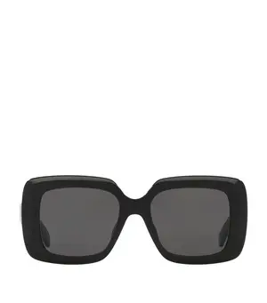 Celine Acetate Sunglasses - Black