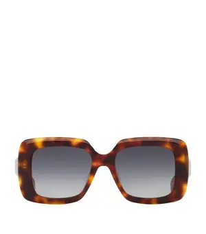 Celine Acetate Sunglasses Brown