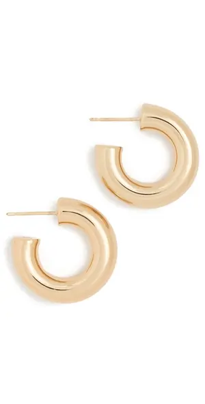 JENNIFER FISHER Samira Micro Huggies - Yellow Gold