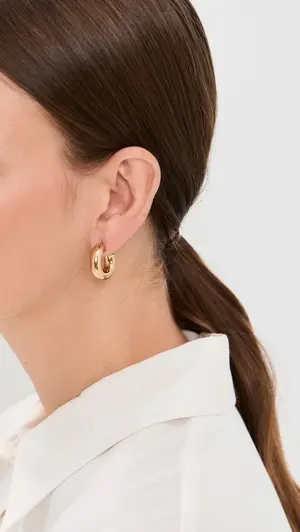 JENNIFER FISHER Samira Micro Huggie Hoop Earrings