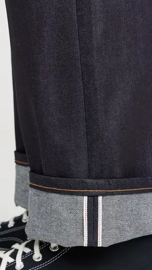 Naked & Famous Denim Nightshade Stretch Selvedge Strong Guy Jeans - Indigo