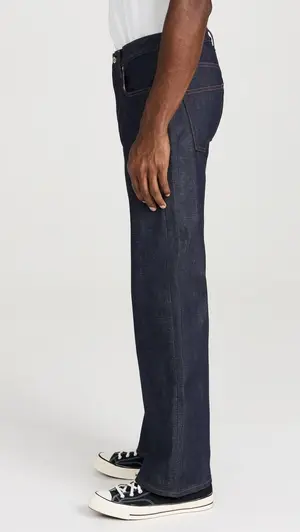 Naked & Famous Denim Strong Guy Dirty Fade Selvedge Jeans - Indigo