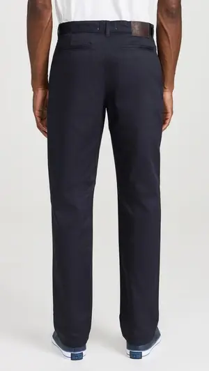 Naked & Famous Denim Straight Chino Stretch Twill Pants - Navy