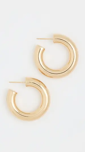 JENNIFER FISHER Samira Huggie Hoop Earrings - Yellow Gold