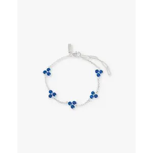 COMMONLINES Como Link Sterling Sapphire Bracelet - Silver
