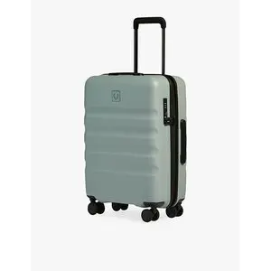 ANTLER Icon Stripe Shell Four-wheeled Cabin Suitcase 55cm - Mist Blue