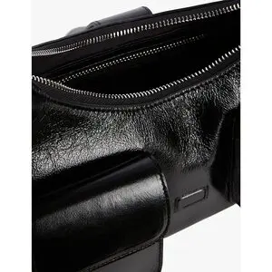 The Kooples Amelia Leather Shoulder Bag - Black