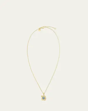 PROCACCIA JEWELRY 18k Hebrew Initial Pendant Necklace - Gold
