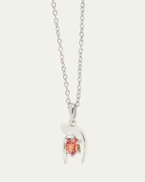 PROCACCIA JEWELRY 18k Hebrew Khet Initial Necklace - Rose Gold