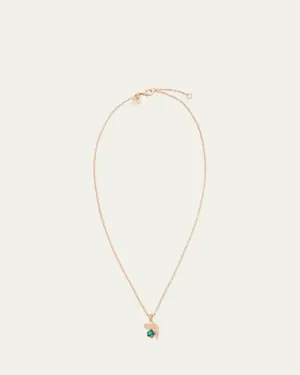 PROCACCIA JEWELRY 18k Hebrew Initial Necklace - Rose Gold