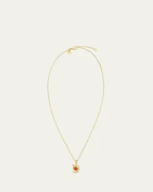 PROCACCIA JEWELRY Procaccia Jewelry 18K Gold Hebrew PEH Initial Necklace - Gold
