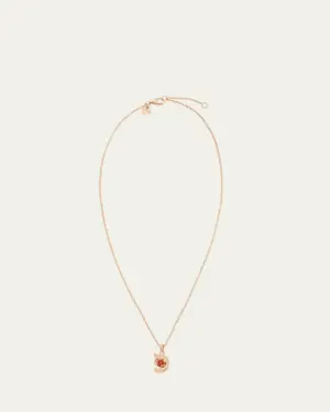 PROCACCIA JEWELRY 18k Hebrew Peh Initial Necklace - Rose Gold