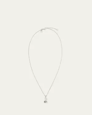 PROCACCIA JEWELRY 18k Hebrew Zayn Initial Necklace - White Gold