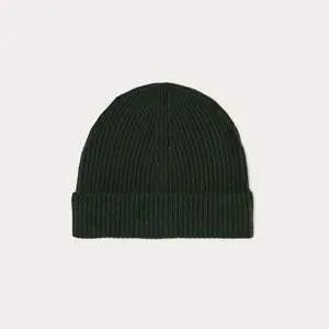Everlane Cashmere Ribbed Beanie Scarab