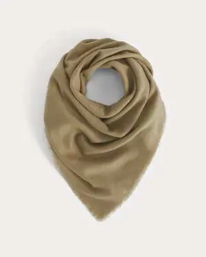 Everlane Cashmere Feather Scarf - Tiger's Eye