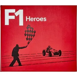 GRAPHIC IMAGE F1 Heroes Leather Coffee Table Book - Red