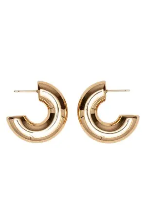 ST. MORAN Chunky Hoop Earrings - Gold