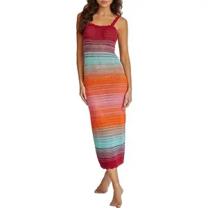PQ SWIM Reese Semisheer Cotton Cover-up Dress - Kai