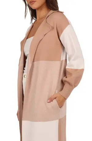 PETAL & PUP Kingston Check Long Cardigan