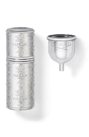 CREED Leather Fragrance Atomizer - Silver/ Silver