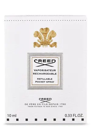 CREED Refillable Travel Atomizer - Silver/black
