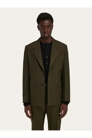 FERRAGAMO Single-breasted Blazer With Removable Belt