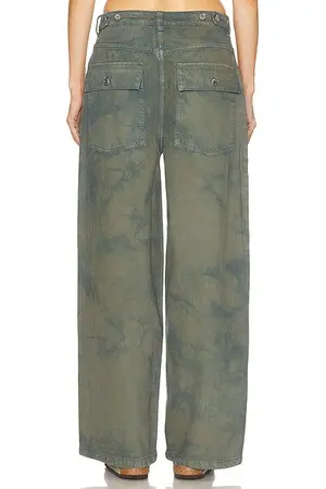 GRLFRND Lucie Slouchy Jeans - Eucalyptus