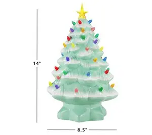 MR. CHRISTMAS 14 In. Nostalgic Tree Seafoam