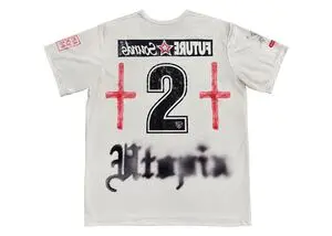 TRAVIS SCOTT England Soccer Jersey - White | Editorialist