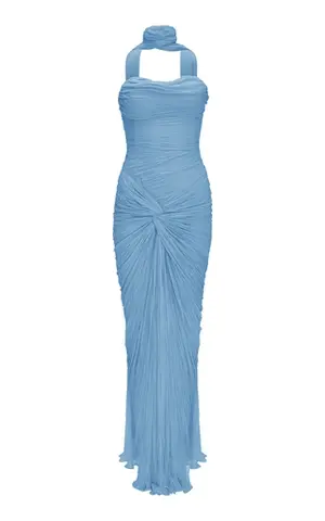 MARMAR HALIM Ruched-sash Gown