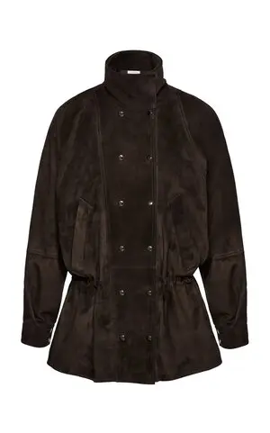 Magda Butrym Oversized Leather Jacket