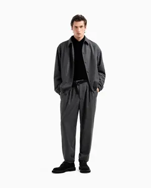 Giorgio Armani Slim-fit Velvet Shirt