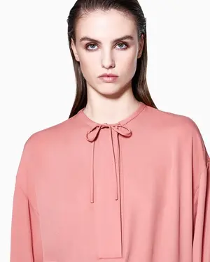 Giorgio Armani Blouse In Triple Silk Georgette