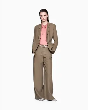 Giorgio Armani Blouse In Triple Silk Georgette
