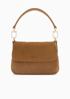 Giorgio Armani La Prima Soft Suede Handbag